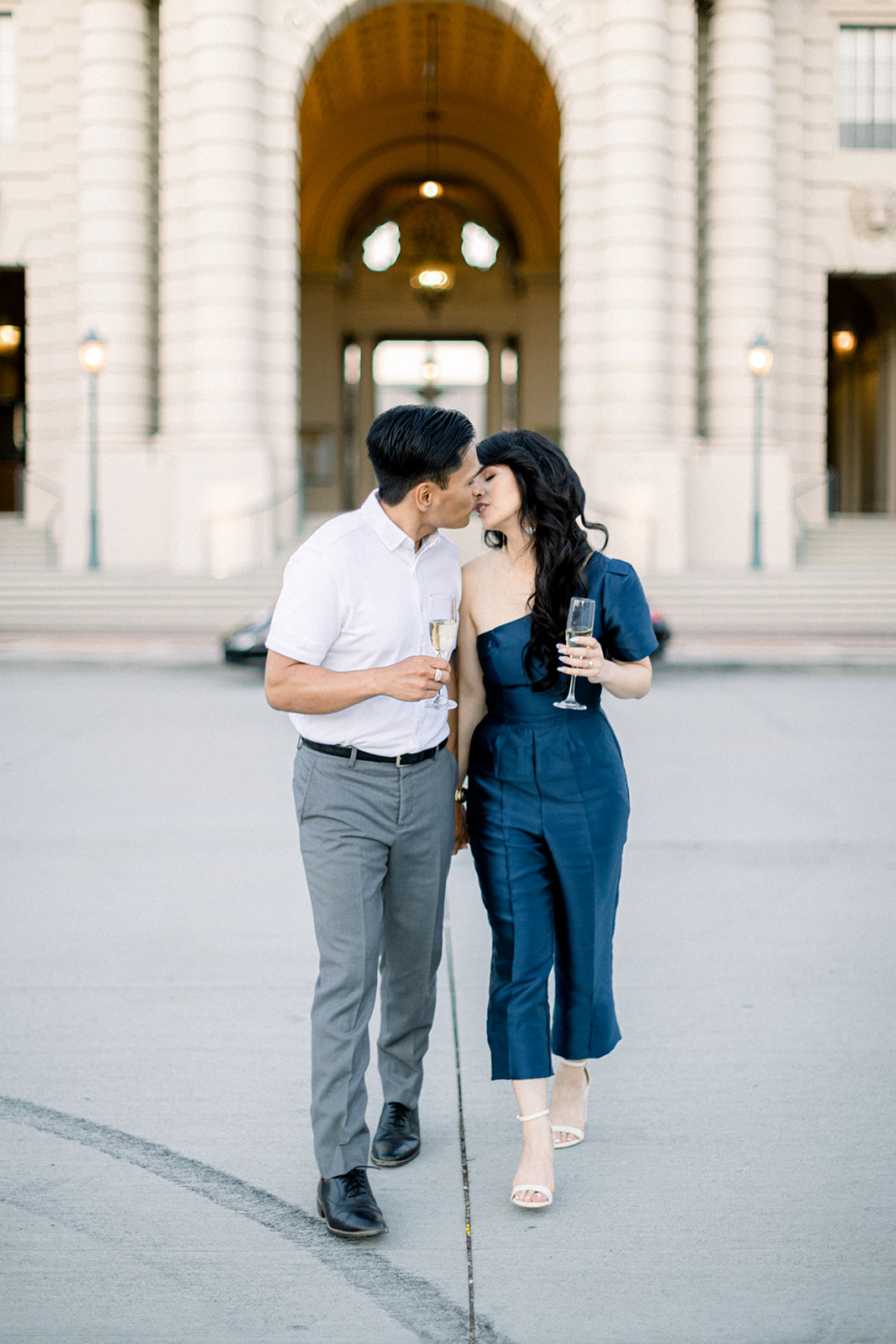 Fun and Stylish Engagement Session with Kim + Josh